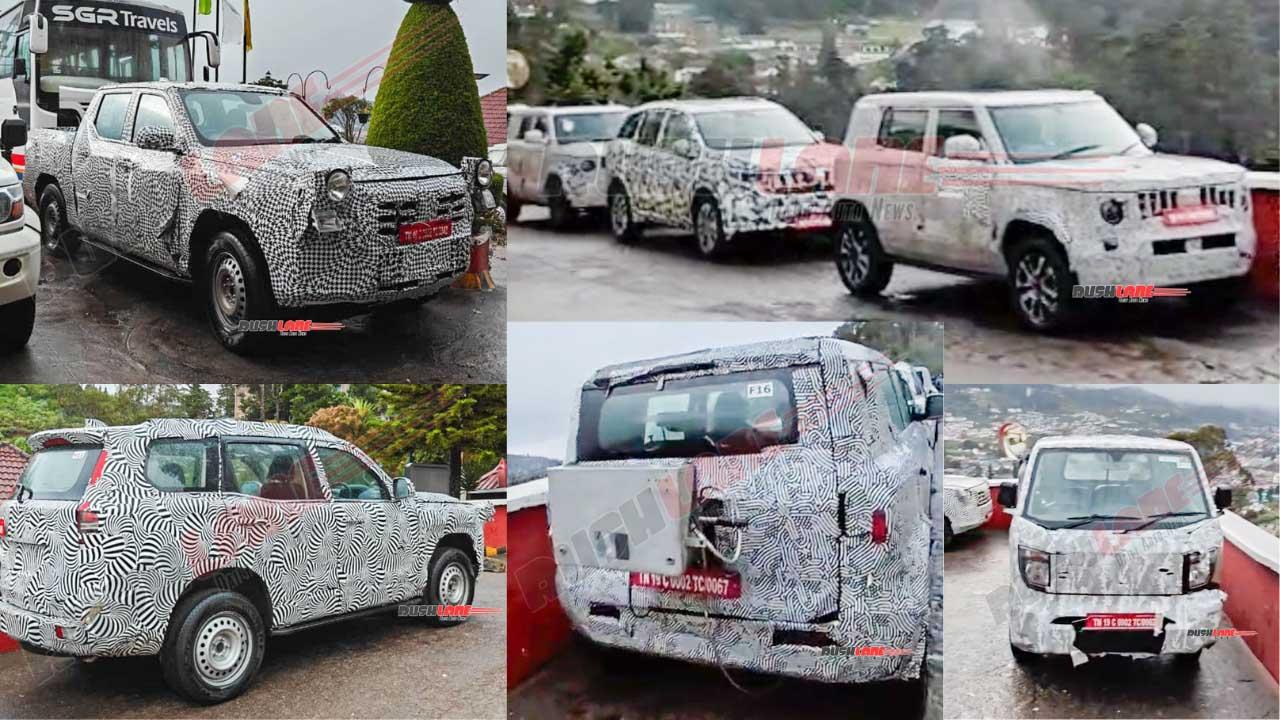 Mahindra XUV7XO, Scorpio N Facelift, Vision S & Scorpio Pickup Spotted ...